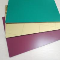 China Signbond B1 Fireproof PVC Foamed Aluminum Composite Panel , Aluminum Foam Panels Advertising for sale