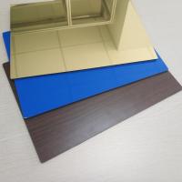 China Gold Colour High Reflective Mirror Finish Aluminum Sheet , Mirror Polished Aluminium Sheet for sale