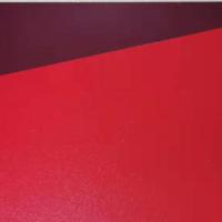 China 0.18 Thick Red Color Coated Aluminium Coil , Aluminum Sheet Coil Building Decoration for sale