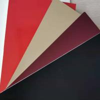 China 2.5mm Aluminum Flat Plate Red Coated 1/3/5 Series Alloy For Outdoor Decoaration for sale
