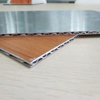 China Non Combustible Aluminium Core Panel A2 Wood Wooden Stone Grain Look Durable for sale