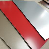 China ACP High Gloss Aluminium Composite Panel 2mm Drawing Process Exterior Wall for sale