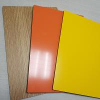 China 2mm 3mm 4mm 5mm Thick Solid Aluminum Composite Panel , Composite Metal Panel Gloss White for sale