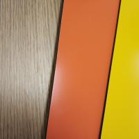 China 2mm 3mm 4mm 5mm Thick Solid Aluminum Composite Panel , Composite Metal Panel Gloss White for sale