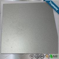 China Silver Scrub Aluminum Flat Plate For Decoration Fireproof Building Thickness 1.8mm-10mm for sale