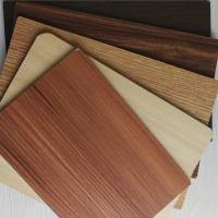 China 4mm Thick Wood Grain Aluminum Core Panel For Indoor Outdoor Decoration for sale