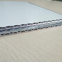 China Curtain Wall Fireproof Aluminum Sandwich Honeycomb Panels for Elevator Hull Car body for sale