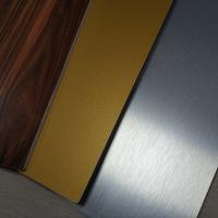 China Wood Color Building Decoration Material Aluminum Composite Board for sale