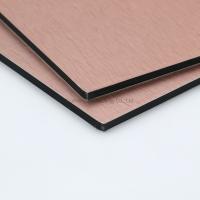 China Silver Gold Brush Aluminum Alloy Aluminum Composite Material for sale
