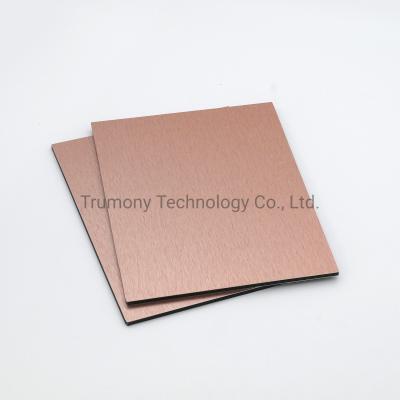 China Silver Gold Brush Aluminum Alloy Aluminum Composite Material for sale