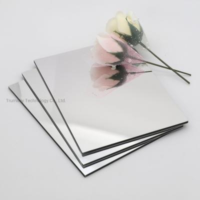 China External Wall Cladding Decorative Mirror Aluminum Composite Panel for sale