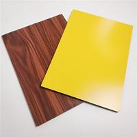 China 3mm,5mm,6mm Thick Wood Grain Aluminum Composite  Panel For Indoor Outdoor Decoration for sale