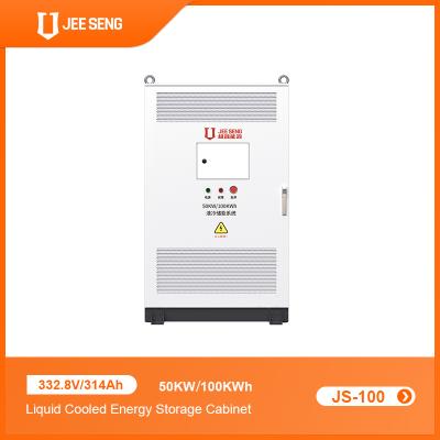China 50KW 104KWh Liquid cooled Energy Storage Cabinet For Industrial and Commercial Energy Storage System for sale