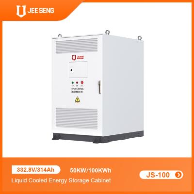 China 50KW 104KWh Liquid cooled Energy Storage Cabinet For Industrial and Commercial Energy Storage System for sale