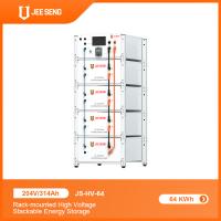 China Rack-mounted High Voltage Stackable lithium battery for solar for sale