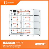 China Rack-mounted High Voltage Stackable lithium battery for solar for sale