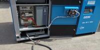 China Rotary PM VSD Screw Compressor Oil Injected 160KW for sale