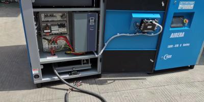 China Rotary PM VSD Screw Compressor Oil Injected 160KW for sale