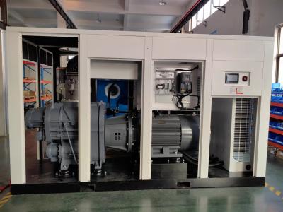 China Double Stage VSD Rotary Screw Compressor 7.5 Hp 400kw for sale