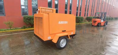 China 185cfm @100psi Diesel Portable Screw Compressor for sale
