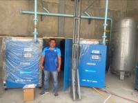 China 30% Energy Saving 75kw/100hp VSD Screw Compressor 7-15bar for sale