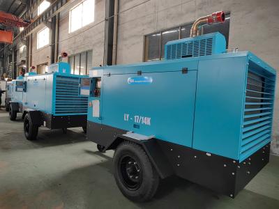 China 650cfm 100psi Industrial Grade Diesel Screw Compressor with CE/ISO9001 Approval for sale