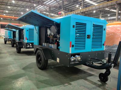 China Affordable Diesel Fueled Screw Compressor for Cooling Water Pressure 17-18 Bar for sale