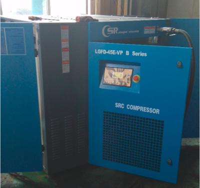 China Silent VSD Screw Compressor Atmospheric Pressure With Intelligent Controller for sale
