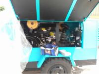 China High Temp Mobile Diesel Air Compressor Single Stage Diesel Hydrovane Compressor for sale