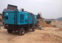 China Cummins Engine Portable Diesel Screw Compressor High Efficiency 790Cfm 265Psi for sale