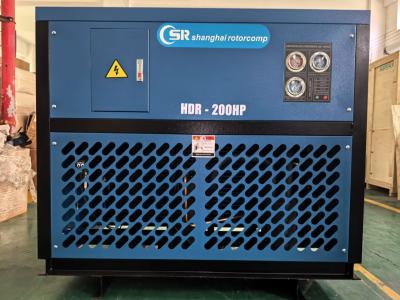 China Shanghai Rotorcomp HDR-200HP Industrial Refrigerated Air Dryer with Drying Capacity for sale