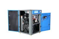 China Energy Conservation Rotary Screw Air Compressor With High Efficient Centrifugal Fan for sale