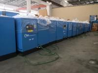 China High Reliability Screw Air Compressor With Large Size Fan Motor Long Service Life for sale