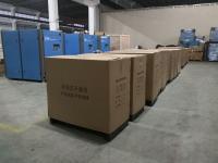China Flange Mounting Double Screw Compressor / Waterproof Screw Type Air Compressor for sale