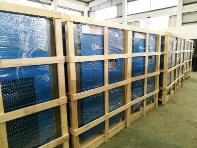 China Sand Blasting Rotary Vane Air Compressor / Blue Screw Style Air Compressor for sale