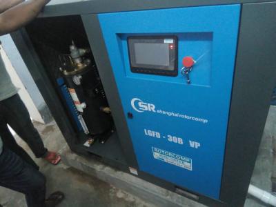 China High Efficiency VSD Screw Compressor 25-30% Energy Saving ISO Certifacate for sale