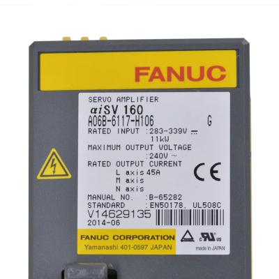 China Fanuc A06B-6117-H106 Servo Drive 1 Year Warranty New Condition for Industrial Automation for sale