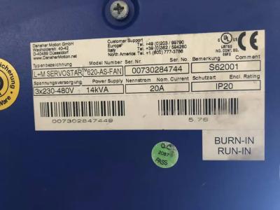 China Kollmorgen SERVOSTAR 620-FAN S62000 Industrial Servo Drive 100% Original New for sale