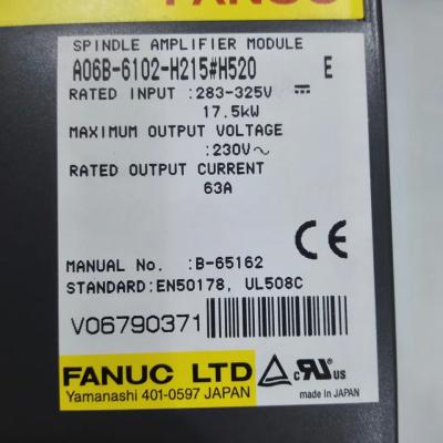 China Fanuc Servo Drive Amplifier A06B-6102-H215#H520 12 Month Warranty AC DC for sale