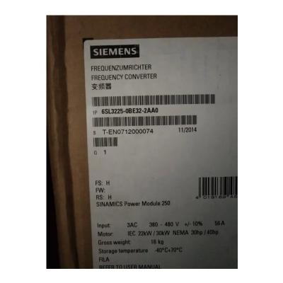 China Siemens 6SL3225-0BE32-2UA0 Modular PLC from Germany for sale