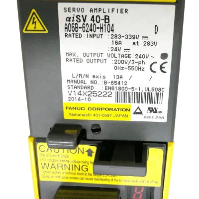 China Fanuc Servo Drive Amplifier A06B-6240-H104 10 Kg AC/DC 12 Month Warranty for sale