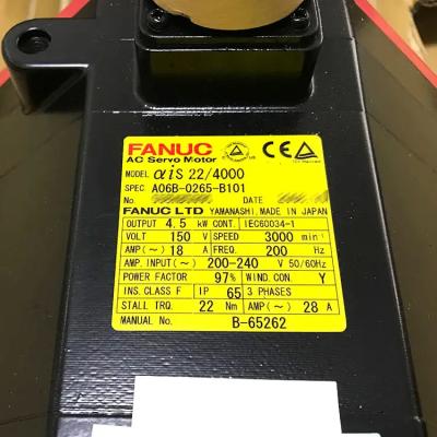 China Fanuc A06B-0265-B101 Servo Drive AC/DC 5kg 12 Month Warranty New for sale