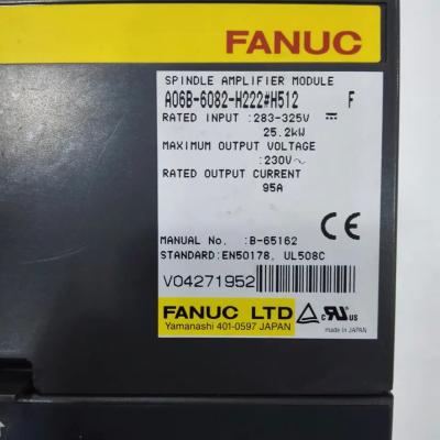 China Fanuc Servo Drive A06B-6082-H222#H512 9kg AC/DC Servo Actuator for Industrial Automation for sale