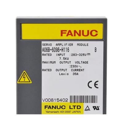 China Fanuc Servo Drive A06B-6096-H116 AC/DC 8kg 12 Month Warranty New for sale