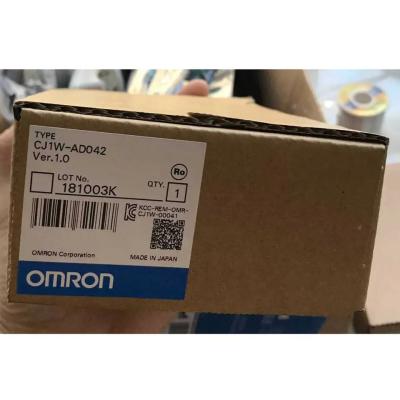 China Omron CJ1W-AD042 PLC Programmable Controller 1 Year Warranty Relay Output for sale