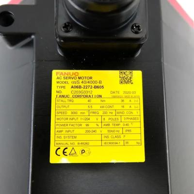 China Fanuc A06B-2272-B605 AC/DC Servo Motor 4 kg for Industrial Automation for sale