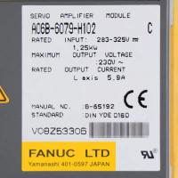 China Fanuc Servo Drive A06B-6096-H102 New 1 Piece AC/DC 9 Kg Yellow Motion Amplifier for sale