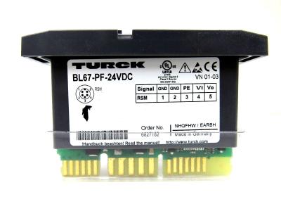China Turck BL67-PF-24VDC Black PLC 5 kg Industrial Automation Control System for sale