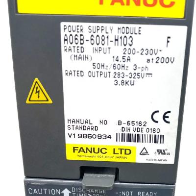 China New Fanuc Servo Drive A06B-6081-H103 AC/DC 5Kg 12 Months Warranty for sale