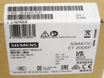 China 6ES7136-6AA00-0CA1 Siemens Modularized PLC MOQ 1 Piece Varying Weight By Model for sale